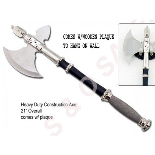 Defender Medieval Stainless Steel Hunting Tactical Survival Axe ...